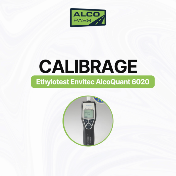Calibrage Ethylotest Envitec AlcoQuant 6020 | Alcopass